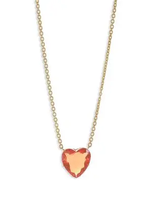 Irene Neuwirth 18kt Yellow Opal Heart Necklace - Gold