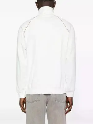 Brunello Cucinelli Zip-up Sweatshirt - White