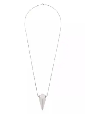 Rick Owens Pyramid Charm Necklace - Silver