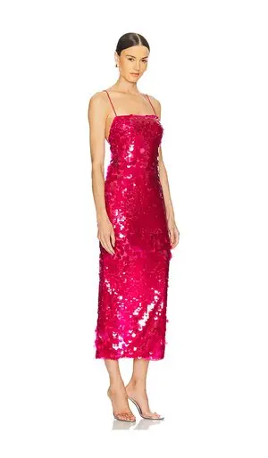 Retrofete Alana Dress - Cerise