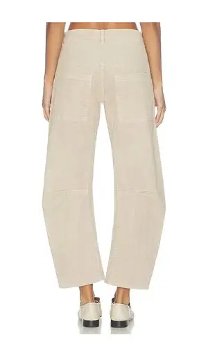 NILI LOTAN Shon Corduroy Pant - Travertine