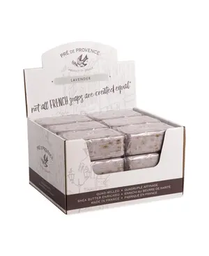 EUROPEAN SOAPS Pre De Provence Moisturizing 150g French Soap Bar - Lavender