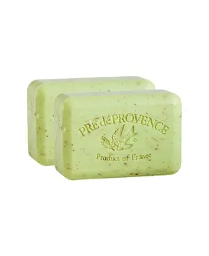 EUROPEAN SOAPS Pre De Provence Moisturizing 250g French Soap Bar Lime Zest