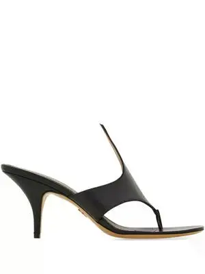 FERRAGAMO Fiamma Stiletto Heel Sandals - Black
