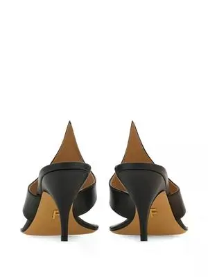 FERRAGAMO Fiamma Stiletto Heel Sandals - Black
