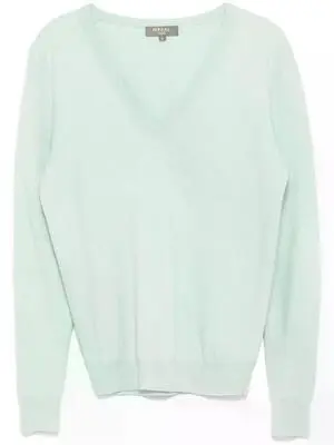 N.peal Phoebe V-neck Jumper - Green