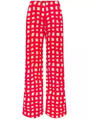 SIMONMILLER Pia Poplin Trousers - Red