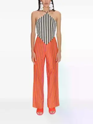 SIMONMILLER Pia Poplin Trousers - Orange
