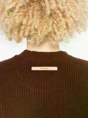 JW Anderson Puff-sleeves Sweater - Brown
