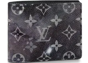 LOUIS VUITTON Ple Wallet Monogram Galaxy - Black/grey