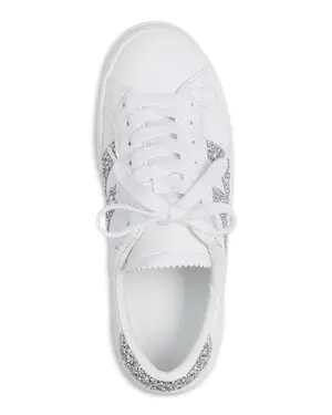 Moncler Monaco Embellished Low Top Sneakers - White