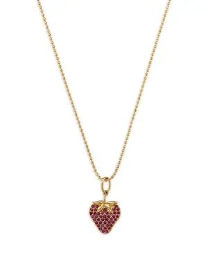 Sydney Evan Ruby Necklaces