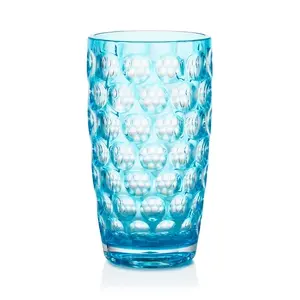 MARIO LUCA GIUSTI Acrylic Lente Highball Glass - Turquoise
