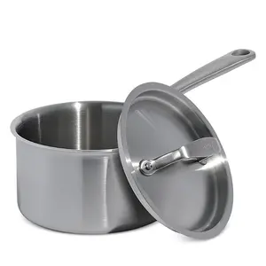 MADE IN 5 Ply Clad 2 Qt. Saucepan And Lid - Stainless Steel