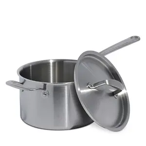 MADE IN 5 Ply Clad 4 Qt. Saucepan And Lid - Stainless