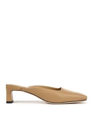 Vince Electra Mules - Light Sable