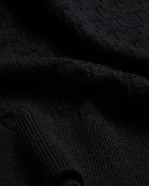 Ted Baker London Textured Stitch Crewneck Sweater