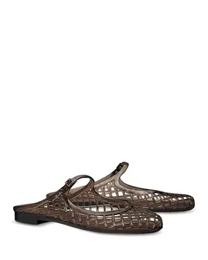 Tory Burch Mellow Mary Jane Jelly Flats - Cocoa