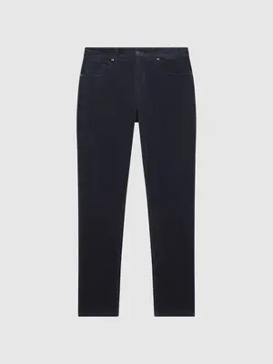 Paige Lennox Corduroy Jeans - Deep Anchor