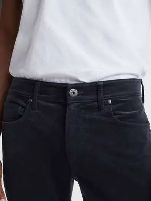 Paige Lennox Corduroy Jeans - Deep Anchor