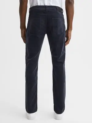 Paige Lennox Corduroy Jeans - Deep Anchor