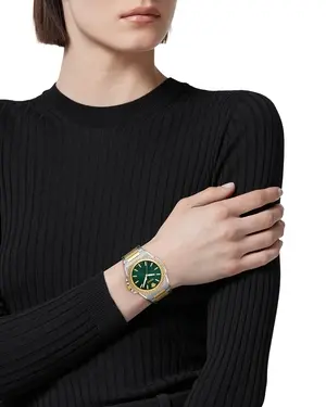 Versace Greca Reaction Watch, 38mm - Two Tone