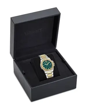 Versace Greca Reaction Watch, 38mm - Two Tone