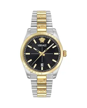 Versace Millenyium 40mm Watch - Black/two Tone