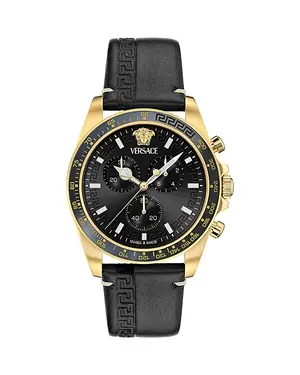 Versace Greca Chronograph - Black/black