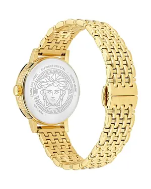 Versace Greca Fortuna Bracelet Watch, 35mm - Gold