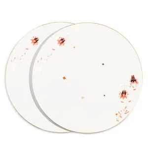 RICHARD BRENDON Dragon Flower Coupe Dinner Plate