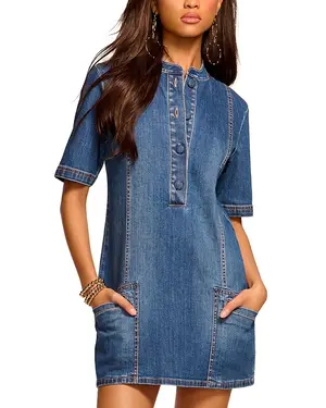 Ramy Brook Skylar Denim Shirt Dress