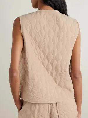 Varley Quilted Twill Vest