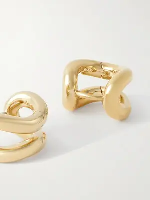 Lié Studio The Asta -plated Hoop Earrings