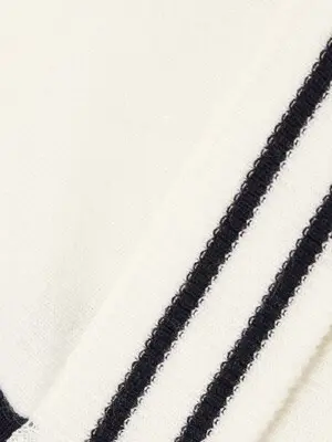 ALLUDE Striped Cashmere Bralette