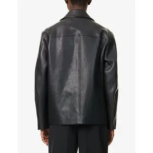 FRAME Relaxed-fit Leather Jacket