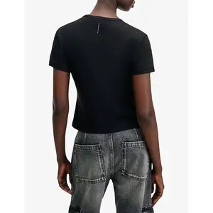 ALLSAINTS Stevie Slim-fit Cotton-jersey T-shirt - Black