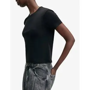 ALLSAINTS Stevie Slim-fit Cotton-jersey T-shirt - Black