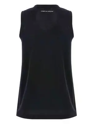 Comme Des Garçons Jersey Tank Top - Black