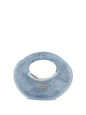 Philipp Plein Crystal-embellished Mini Bag - Blue