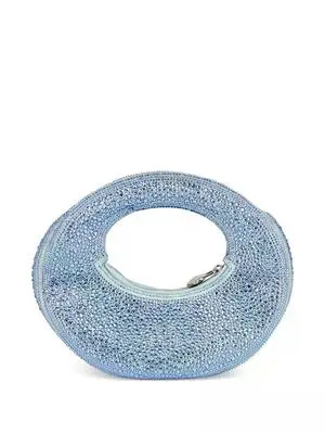 Philipp Plein Crystal-embellished Mini Bag - Blue