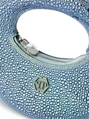 Philipp Plein Crystal-embellished Mini Bag - Blue