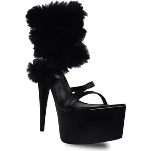 ZIGI Zarra Faux Fur Platform Sandal