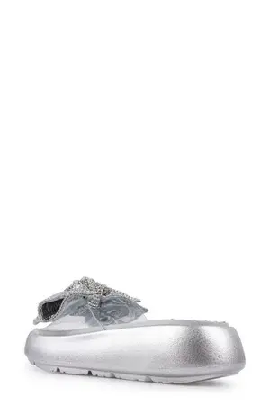 ZIGI Cassinella Embellished Platform Sandals - Silver/ Clear