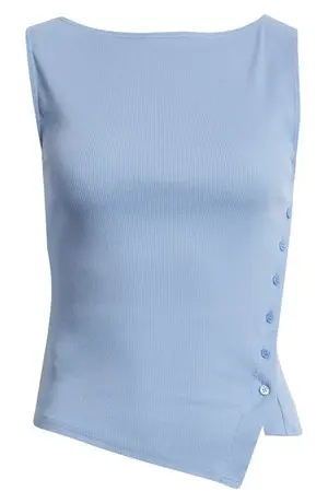 REFORMATION Hudson Knit Tank - Skyline