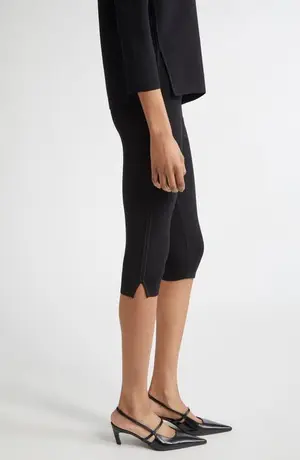 TOTEME Compact Knit Capri Trousers