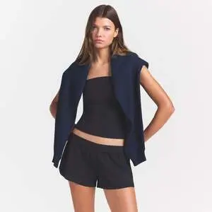 SKIMS Cotton Jersey Loose Short - Soot
