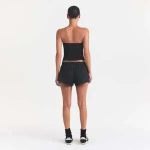 SKIMS Cotton Jersey Loose Short - Soot