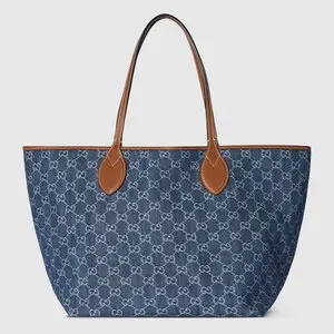 Gucci Totissima Medium Denim Tote