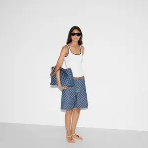 Gucci Totissima Medium Denim Tote